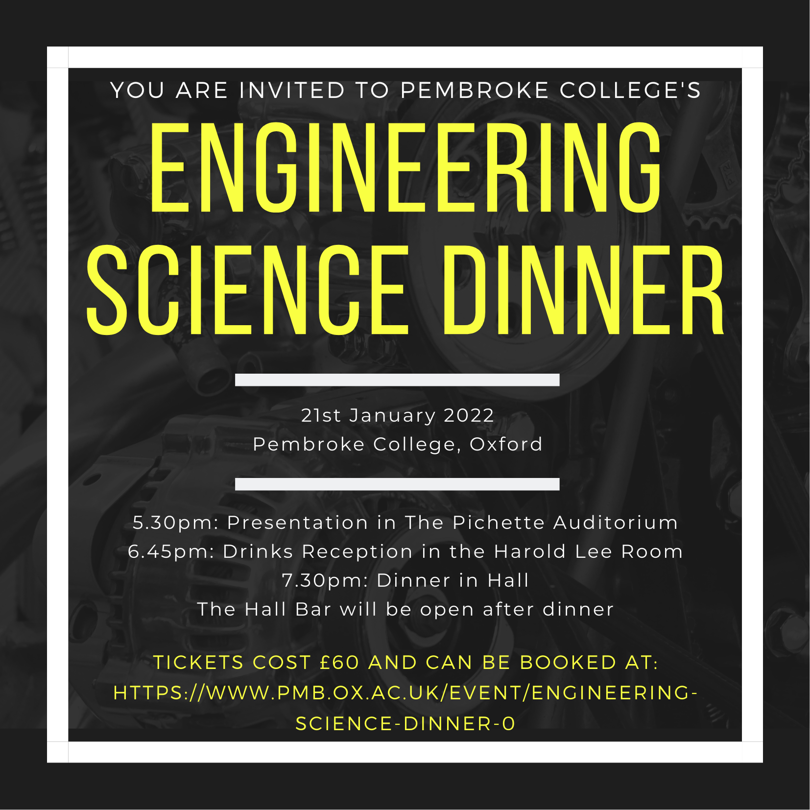 Engineering Science Dinner | Pembroke college