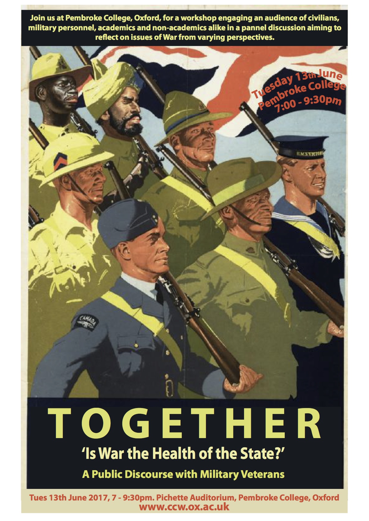 'Together: A Public Discourse on War' (Changing Character of War ...