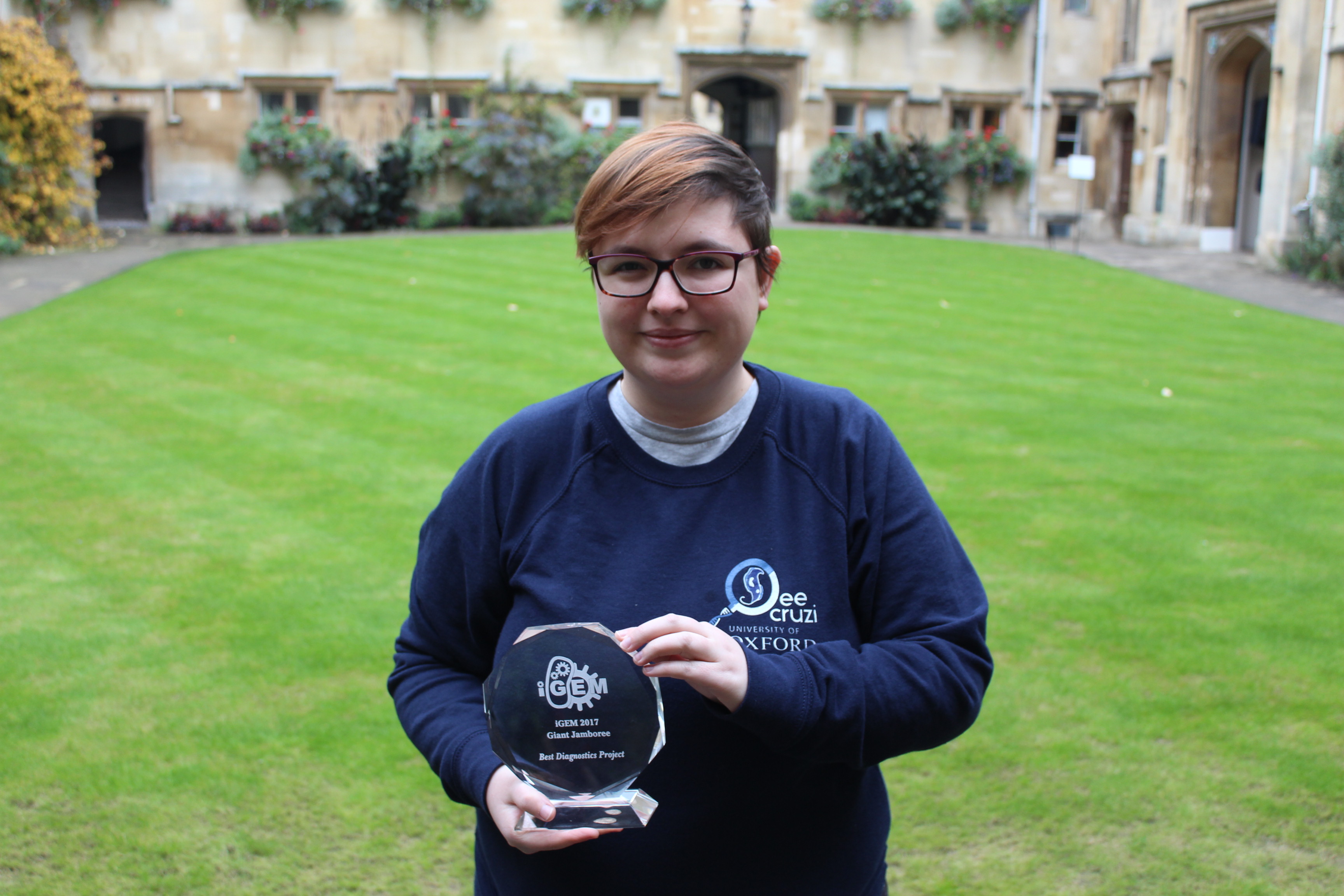 Zoe Ford and Oxford team win iGEM Award | Pembroke college