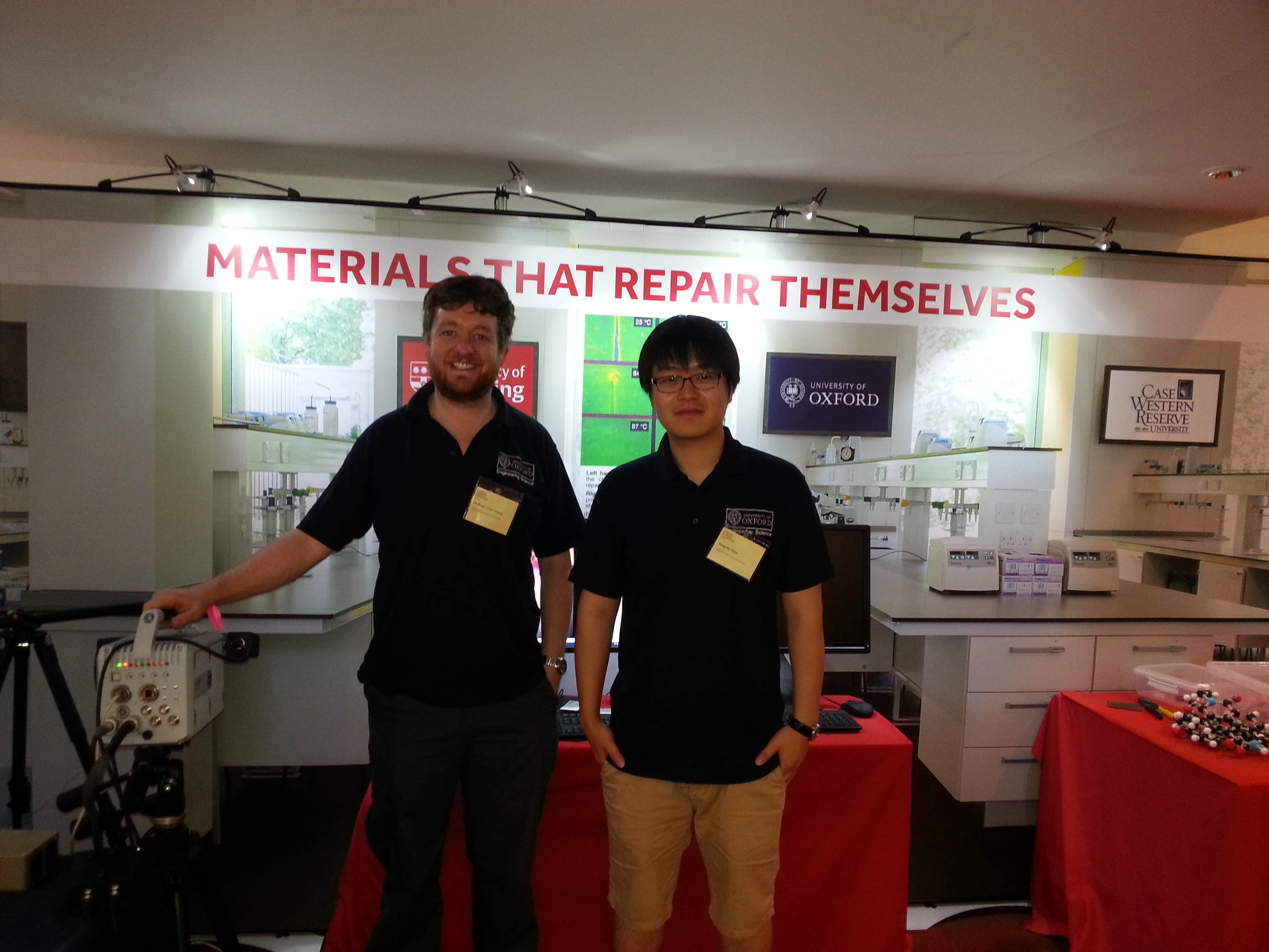 Pembroke Fellow and Graduate Students at Royal Society Summer Science ...